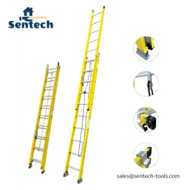 Extension Ladder, Fiberglass, Insulative