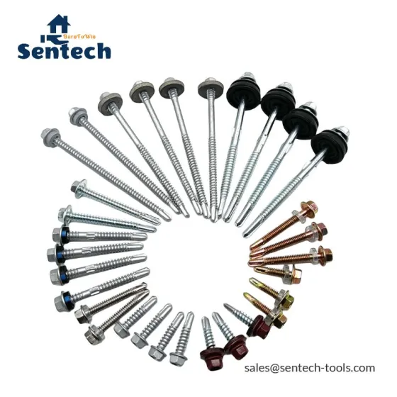 Self-drilling screw, easy installation