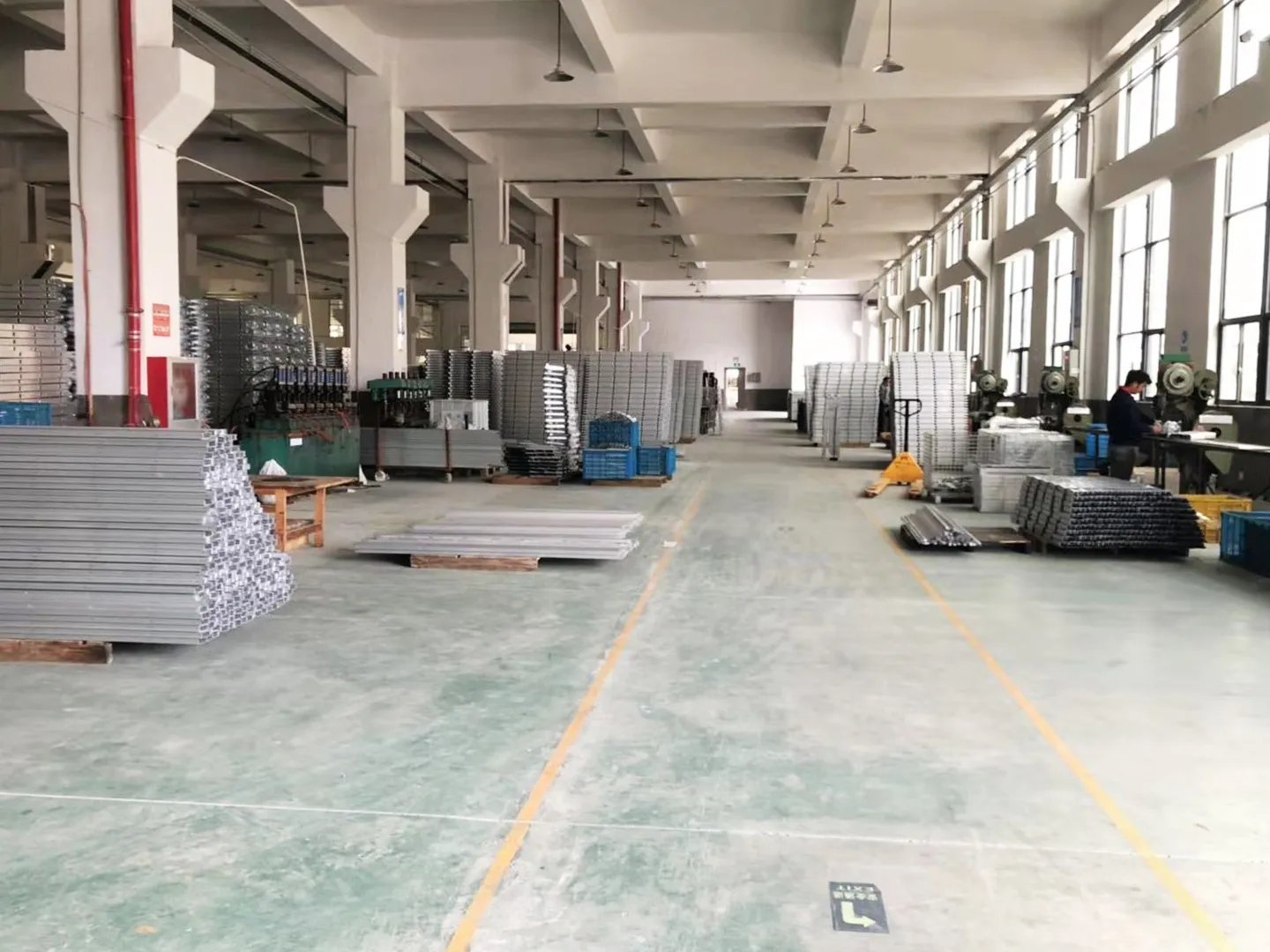 Heavy duty , Portable scaffolding platform, double lock caster wheels