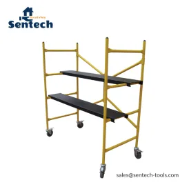 Heavy duty , Portable scaffolding platform, double lock caster wheels