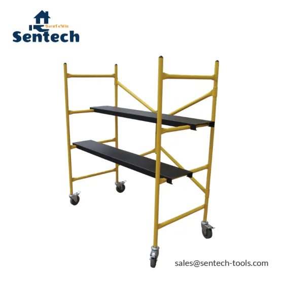 Heavy duty , Portable scaffolding platform, double lock caster wheels
