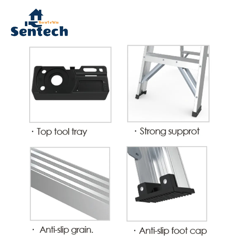 Step ladder, Aluminum, Light weight