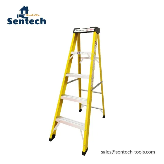 Single side step ladder Fiberglass Weather-resistant
