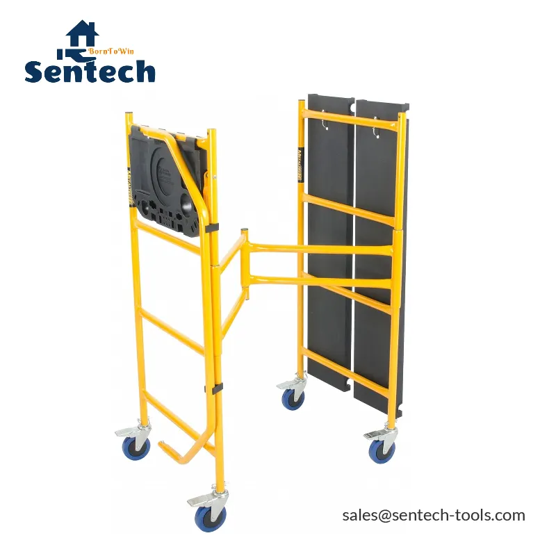 Heavy duty , Portable scaffolding platform, double lock caster wheels
