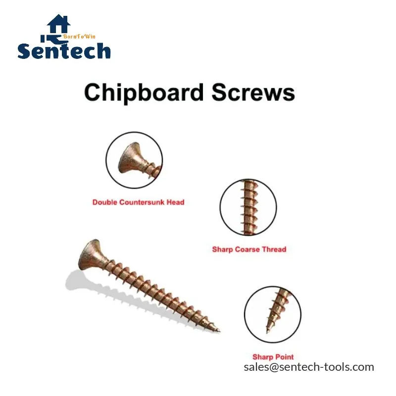 Chipboard screws, wooden use, MDF screw