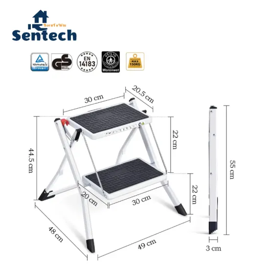 Steel Step stool, folding step stool , Portable step stool