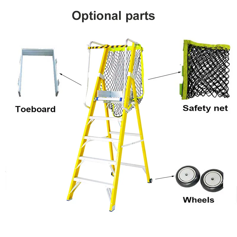 Podium ladder, Fiberglass ,Industrial use