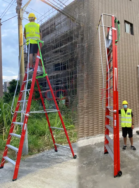 Podium ladder, Fiberglass ,Industrial use