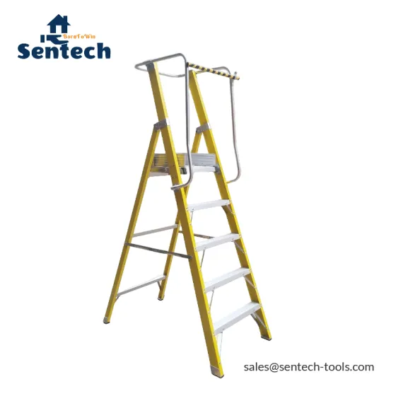 Podium ladder, Fiberglass ,Industrial use