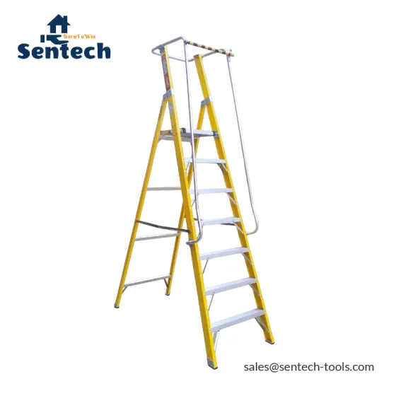 Podium ladder, Fiberglass ,Industrial use