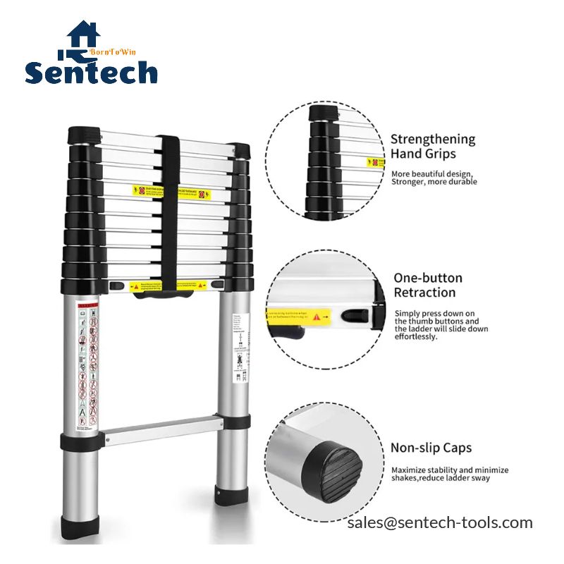 Soft close ,Telescopic ladder, EN131