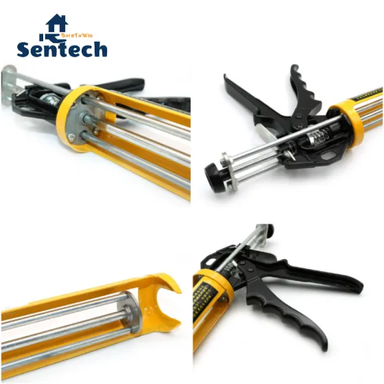 Heavy duty, Double catridge, Caulking Gun