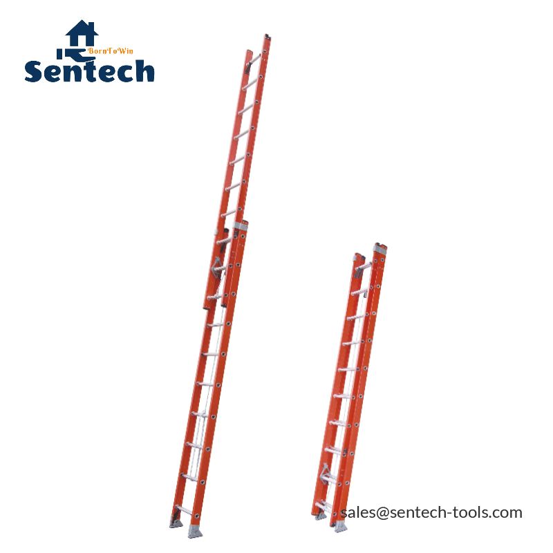 ANSI TypeIA,Fiberglass, Extension ladder