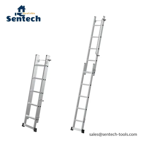 EN14975 Aluminum 2 sections Loft Ladder