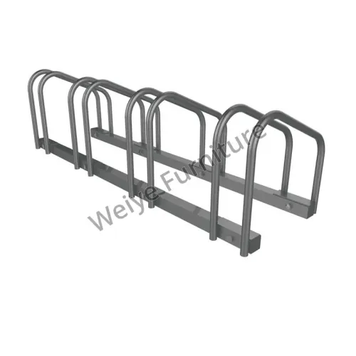 Hot Dip Galvanized Steel Lo-Hoop Bicycle Racks