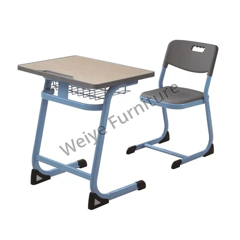 Modern School Students Desk and Chairs Set