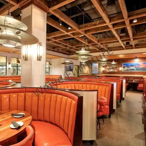 Restaurant / Nightclub Bar Leather Booth Seating Bench