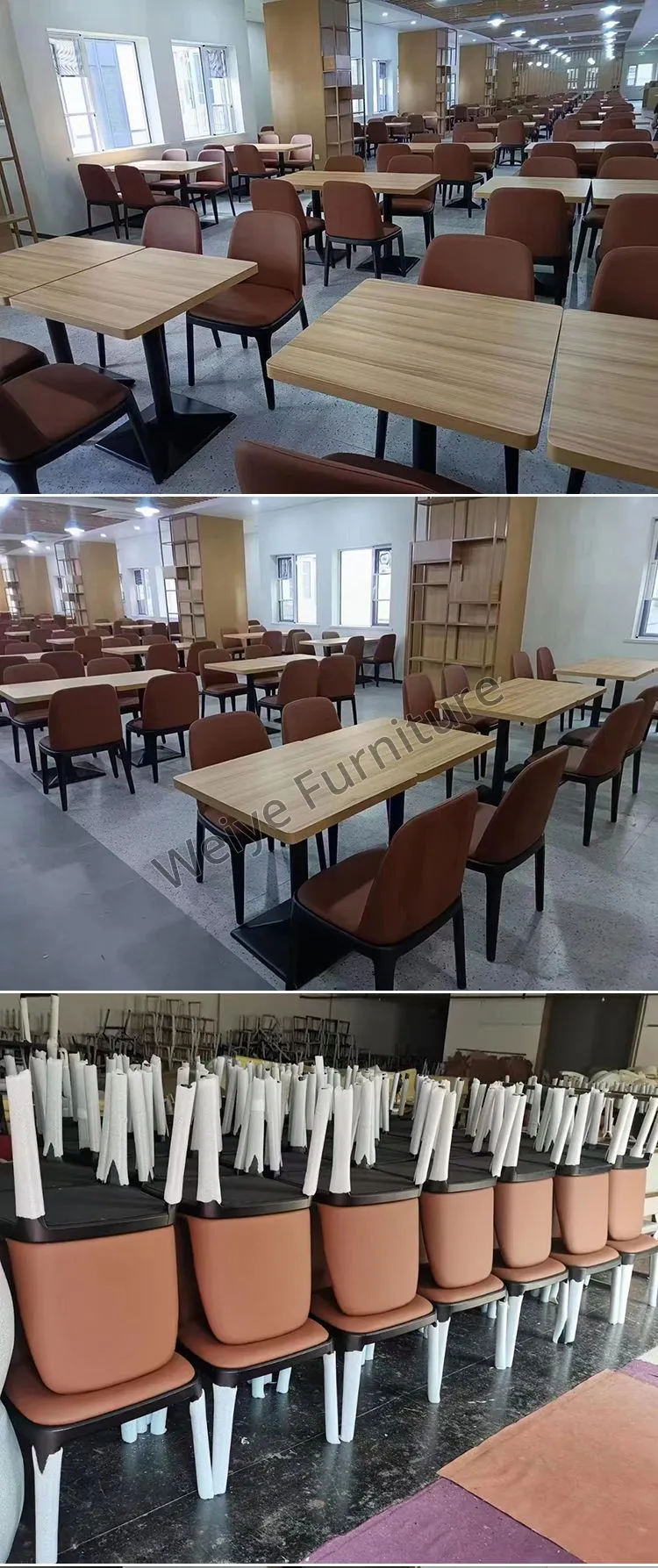 Food Coffee Shop Table and Chair Combination