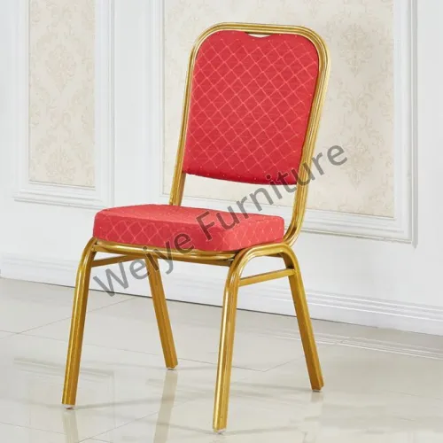 Stackable Rental Metal Iron Banquet Hotel Chairs