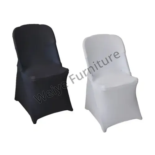 HDPE Foldable Plastic Chair White Banquet Chair