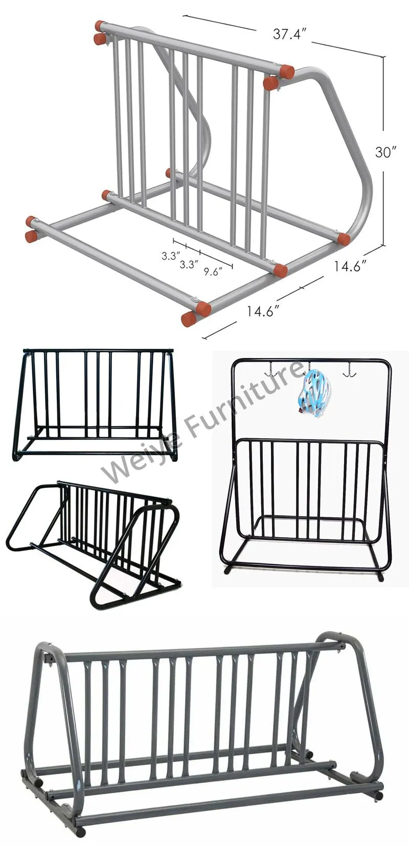 Multiple Bike Rack Parking Stand