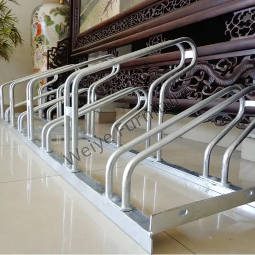 Hot Dip Galvanized Steel Lo-Hoop Bicycle Racks