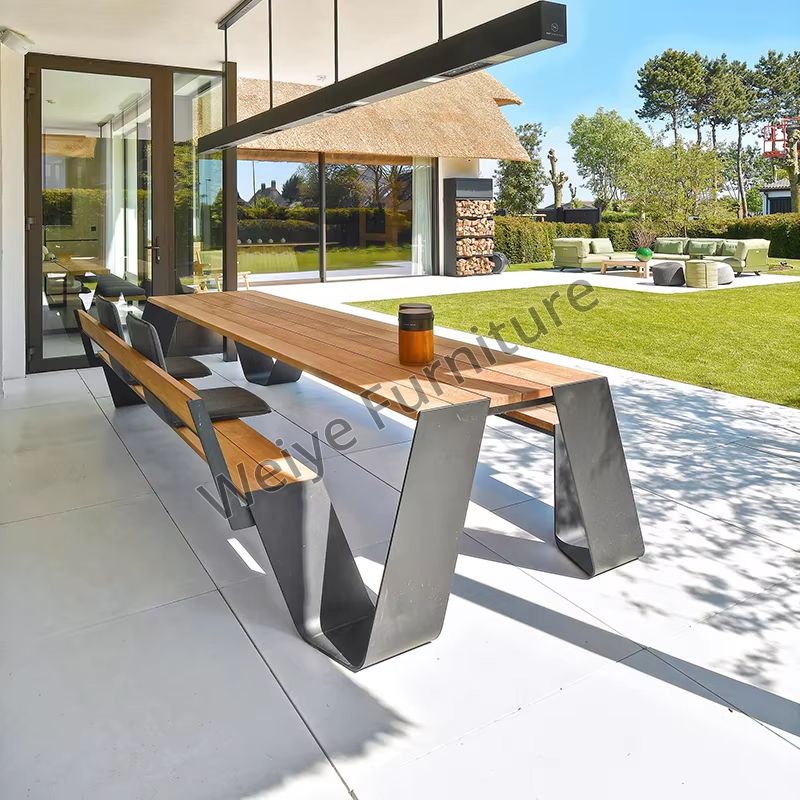 Public Park Furniture Outdoor Dining Table