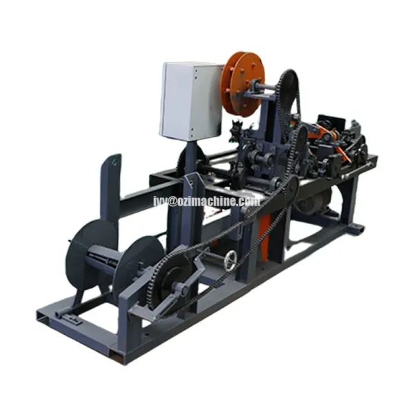Barbed Wire Mesh Machine，Fully automatic blade threading machine