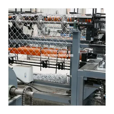 Fully automatic PVC chain link mesh weaving machine