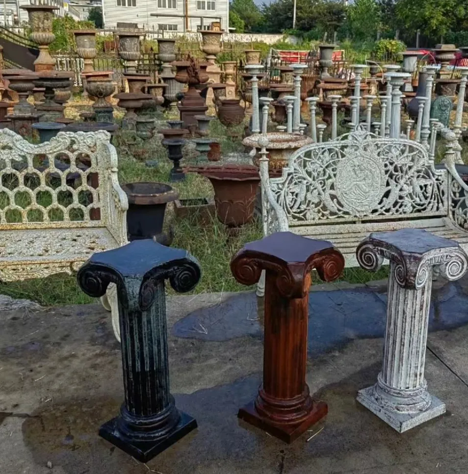 Cast iron urn and planter, furniture, birdbath, fountain, mailbox, gate ...