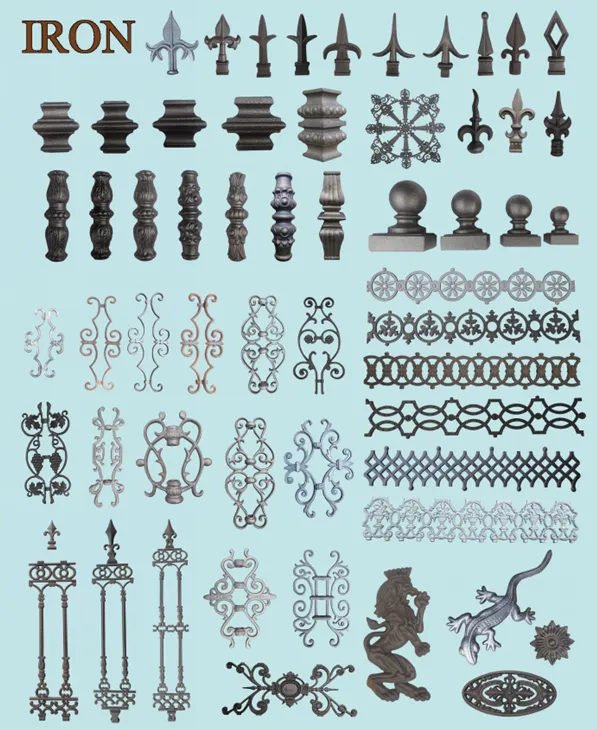 Cast iron parts, cast iron spears, cast iron bube, cast iron insert ...