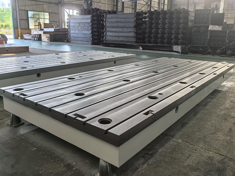 cast iron floor plates, t-slot floor plates, bed plates, base plates