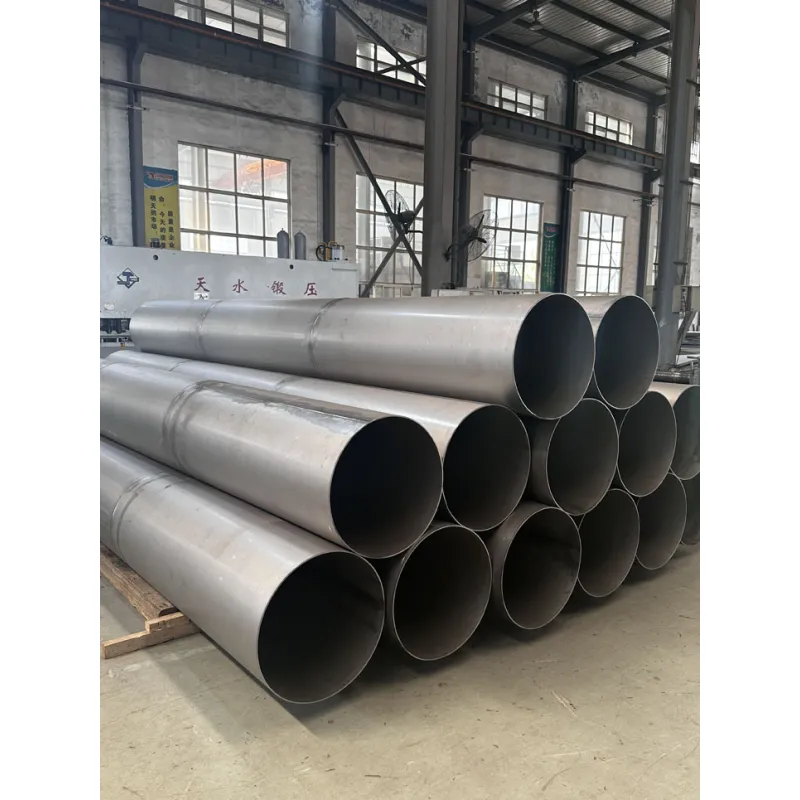 Large diameter titanium tube