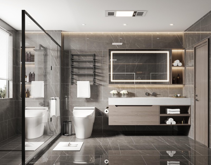 Waterproof Bathroom Cabinets WPC Board Cabinets