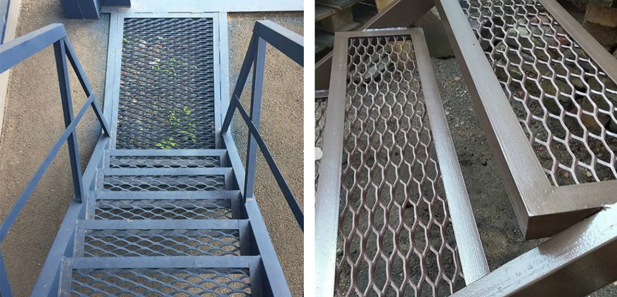 Expanded Walkway Mesh