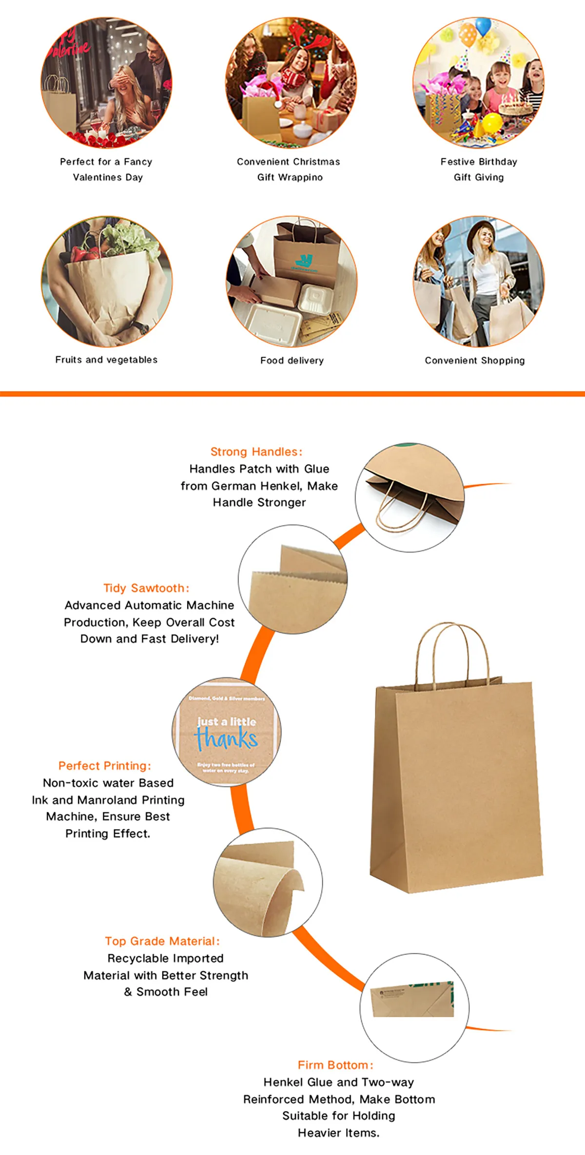 Kraft Paper Bag,Recyclable Kraft Pouches