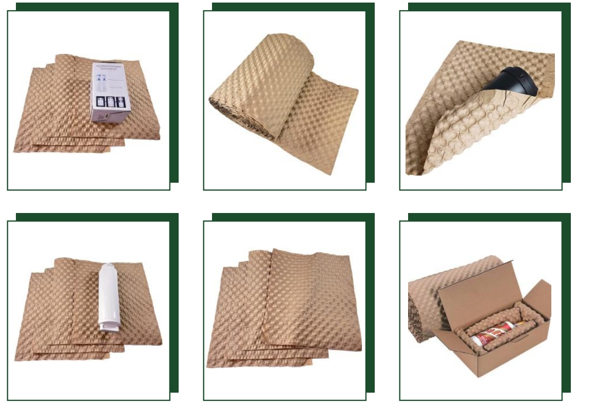 Kraft Bubble Wrapping Paper, Kraft Paper Bubble Sheet