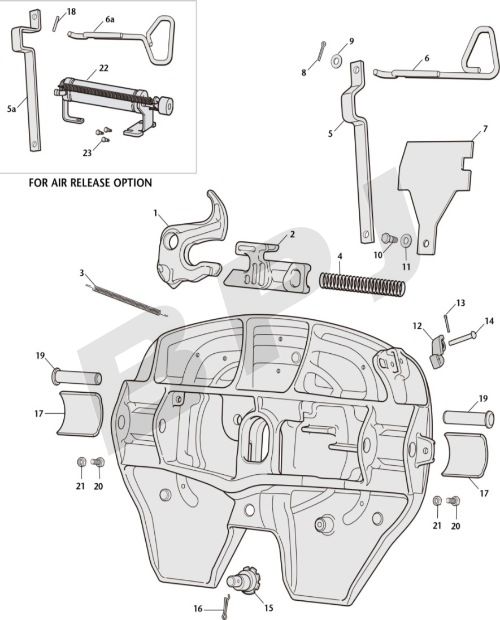 Casting jsk fifth-wheel-bp35s semi heavy duty, commercial truck