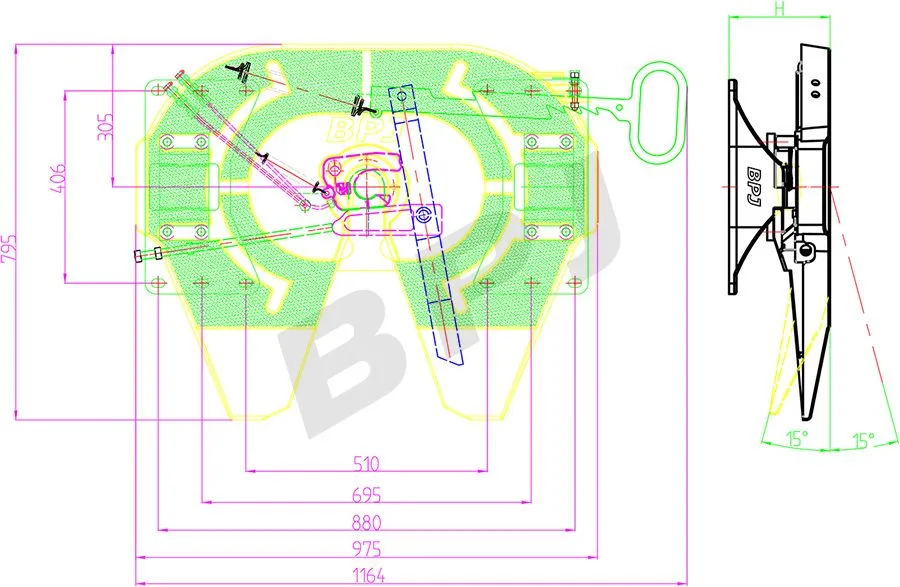 Casting jsk fifth-wheel-bp37c semi heavy duty, commercial truck