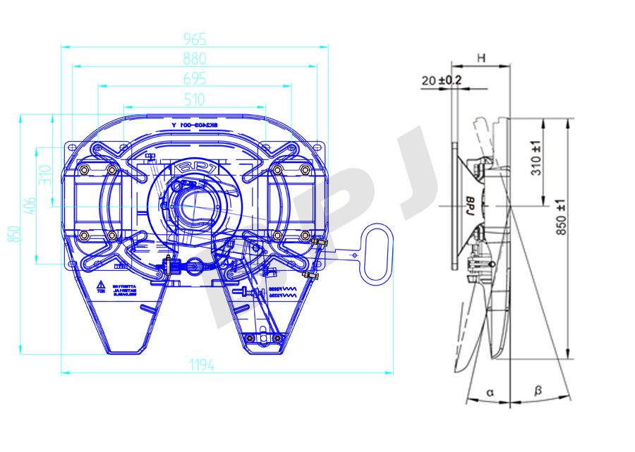 Casting jsk fifth-wheel-bp38c semi heavy duty, commercial truck