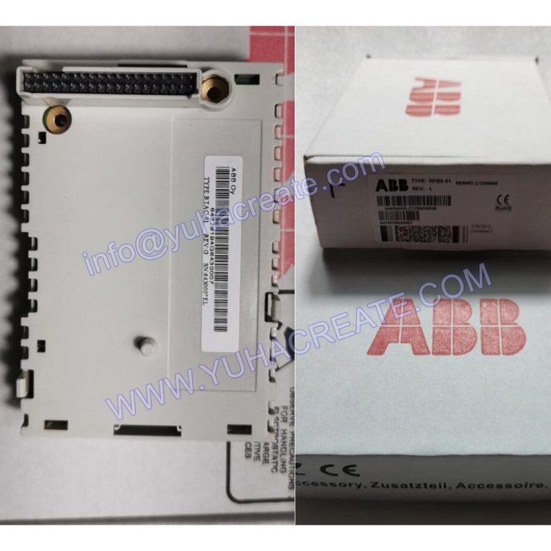 RTAC-01, RPBA-01, RCNA-01, RAIO-01, ABB, interface module, ABB module, RTAC-03, RAIO-02