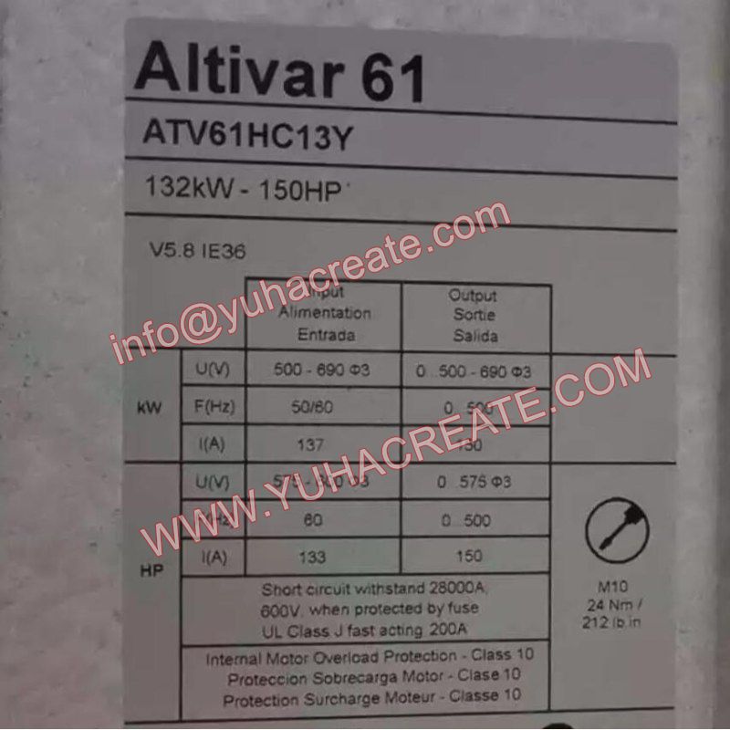 ATV61HC13Y, ATV61HC11Y, ATV61HC16Y, ATV61HC20Y, ATV61HC40N4 ...