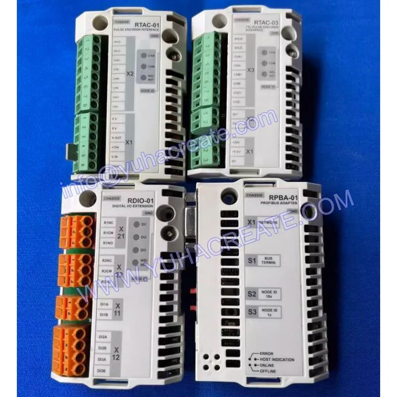 RCAN-01, RETA-01, RMBA-01, FMBA-01, RDNA-01, Profibus, RDNA-01, RETA-02 ...