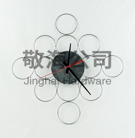 Bubble wall clock