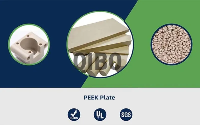 QIBO Plastic PEEK Block for CNC Machining Engineering