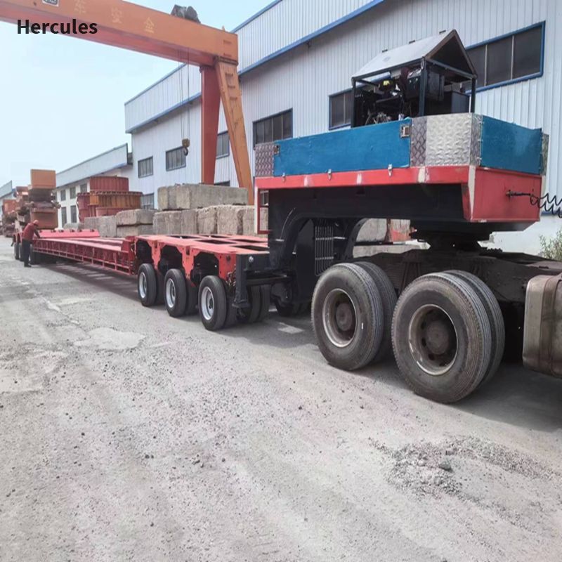 12 axis low bed trailer