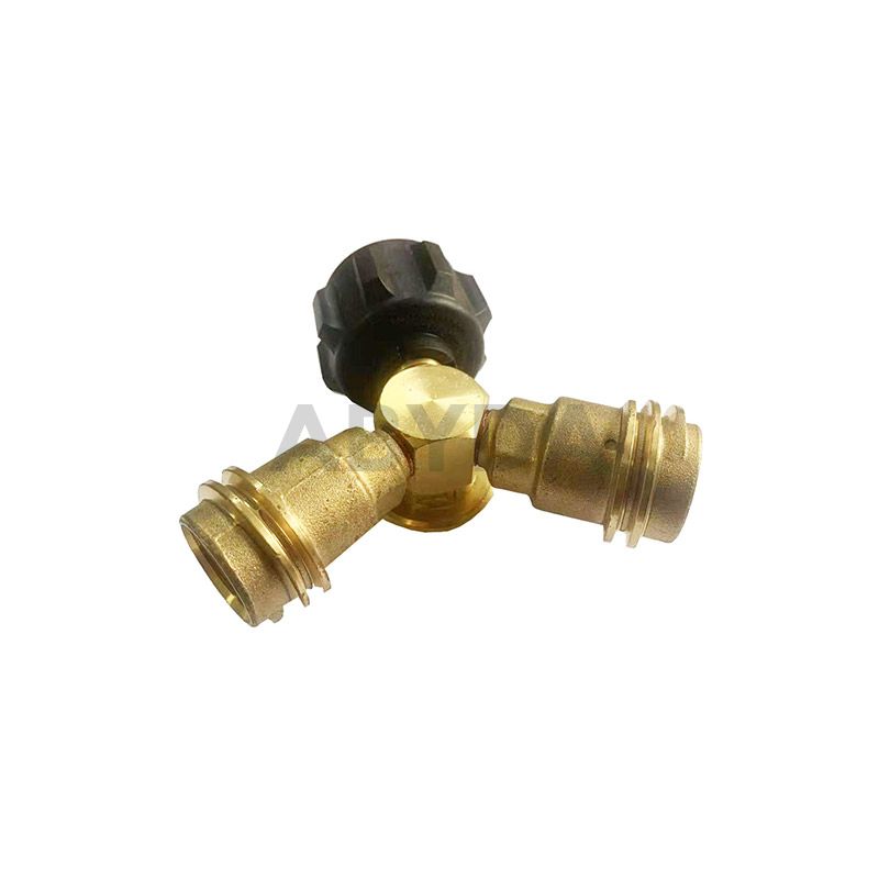 Propane Splitter with Gauge | ABYDA