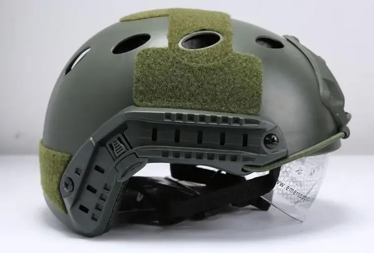 Our FAST helmet can be equipped with headgear, allowing users to shoot ...