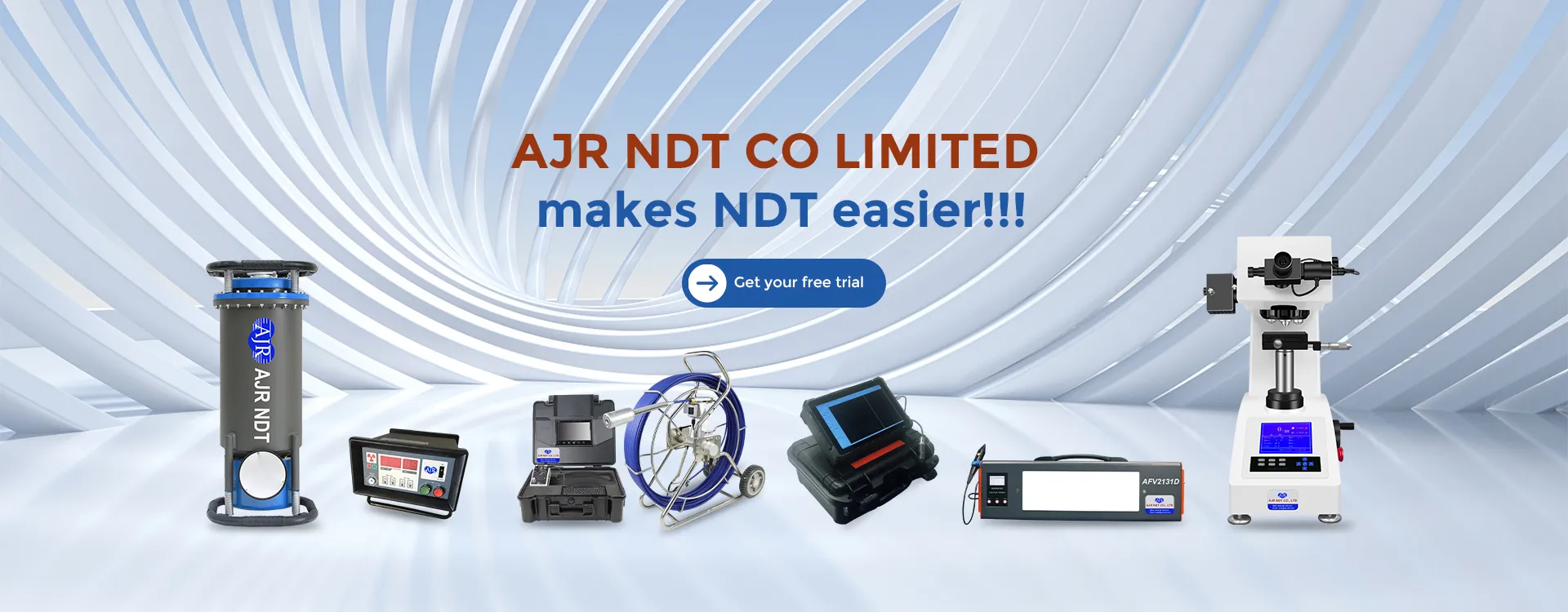 Equipamento de teste de metais e não metais, fabricante de equipamentos NDT