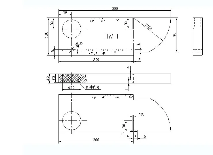 V1 Ut Block Ultrasonic Block Ut Calibration Block